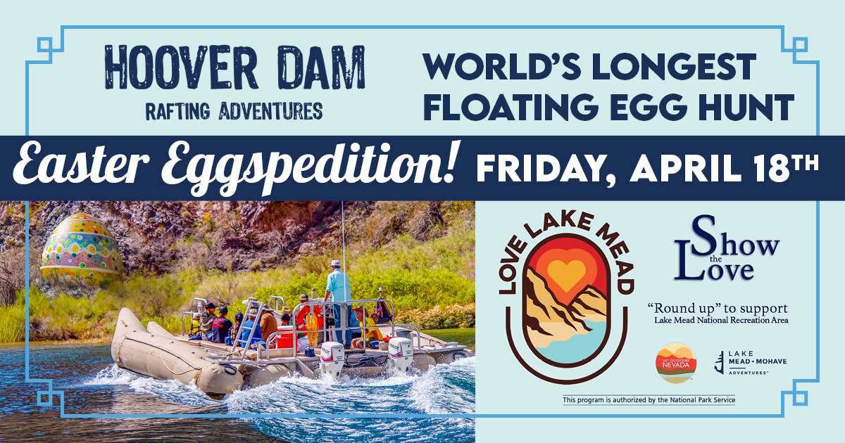 Easter Eggspedition: World’s Longest Floating Egg Hunt - Hoover Dam ...